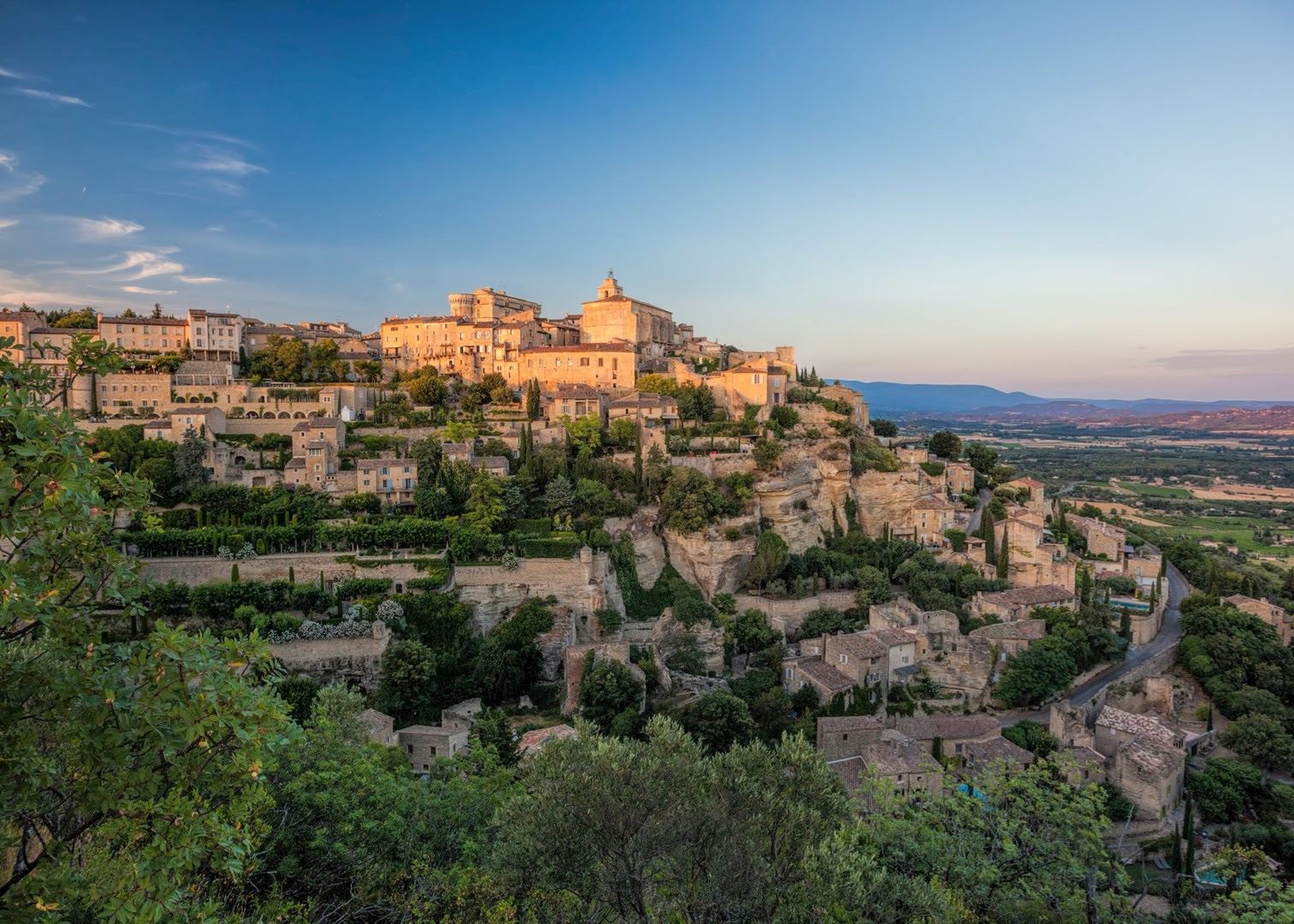 Lavender fields at Abbaye de Sénanque, Les Bories and Gordes village ...