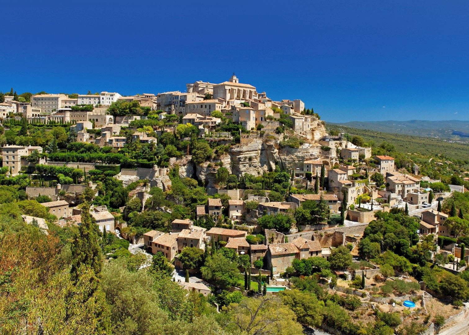 Lavender fields at Abbaye de Sénanque, Les Bories and Gordes village ...