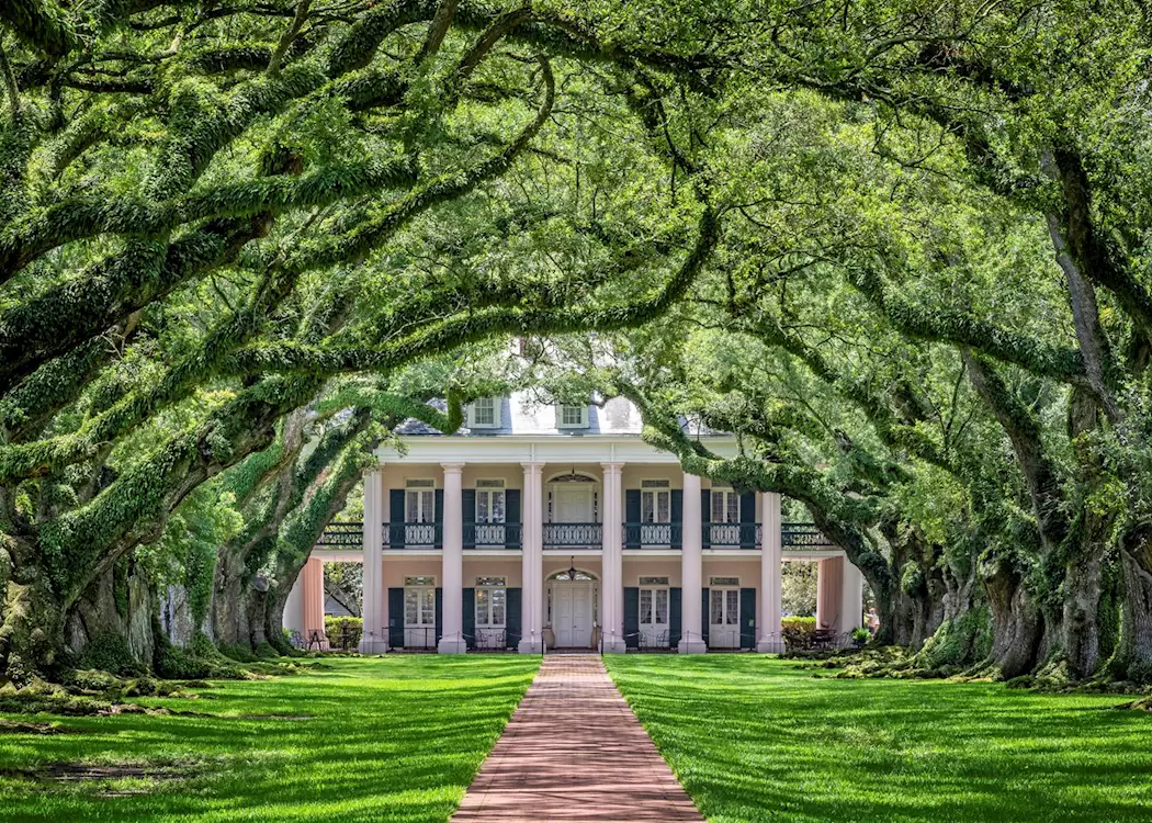 Oak Alley Plantation House Plan