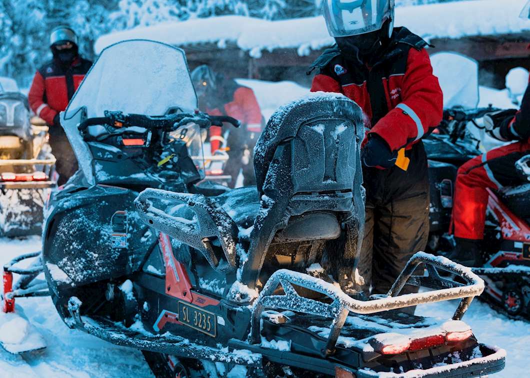 Snowmobiling across Finnmarksvidda plateau | Audley Travel US