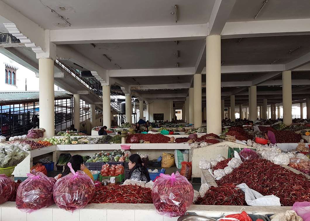 Visit the Weekend Market at Thimphu, Bhutan | Audley Travel UK