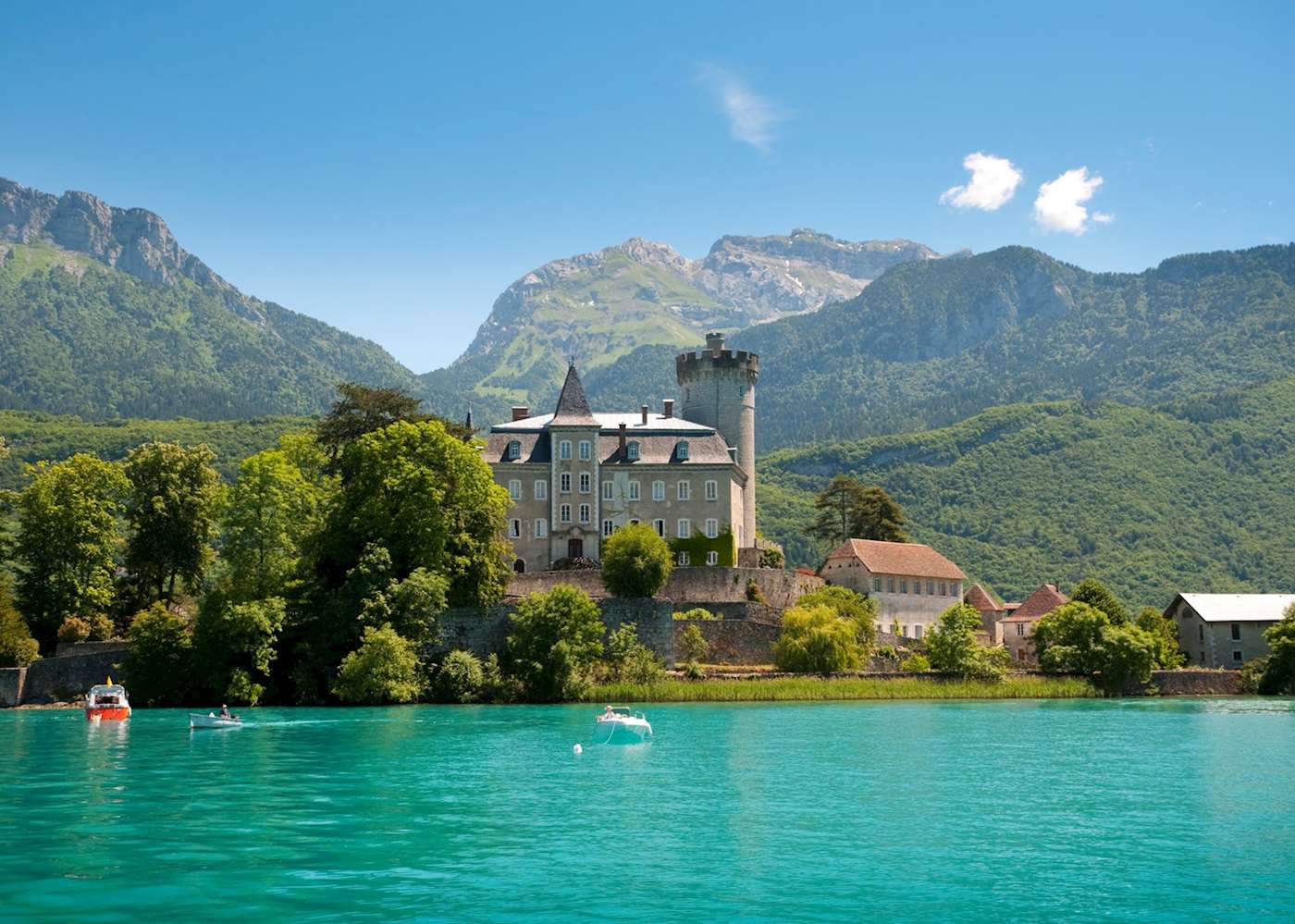 Private boat tour of Lac d'Annecy | Audley Travel UK