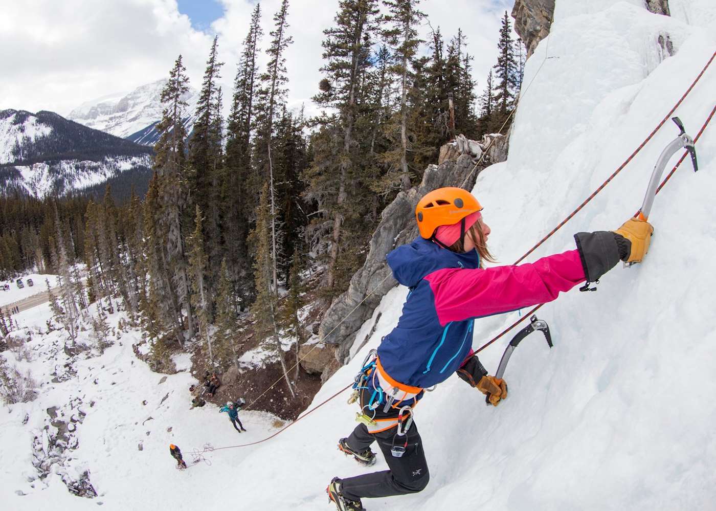 Frozen waterfall ice climbing experience | Audley Travel UK